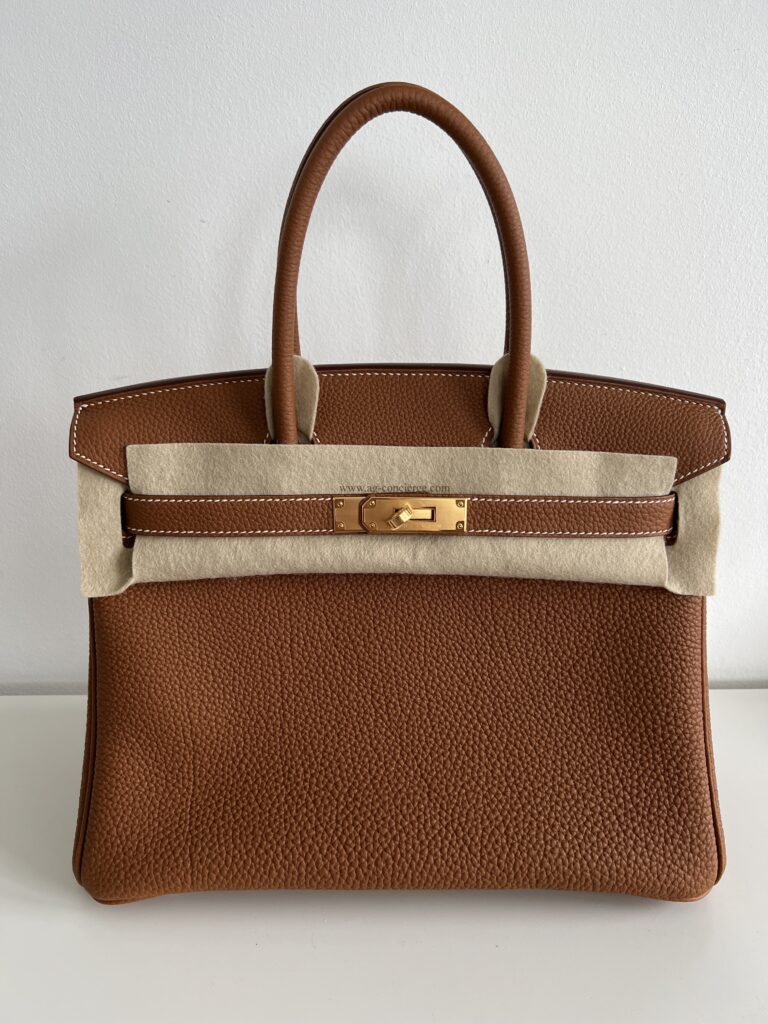 Hermès Birkin 30 Gold Togo With Gold Hardware - AG Concierge Fzco