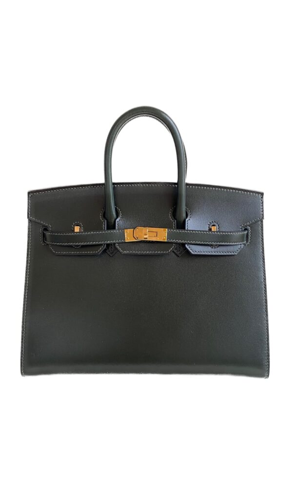 Hermès Birkin 25 Vert Fonce Box With Gold Hardware - AG Concierge Fzco