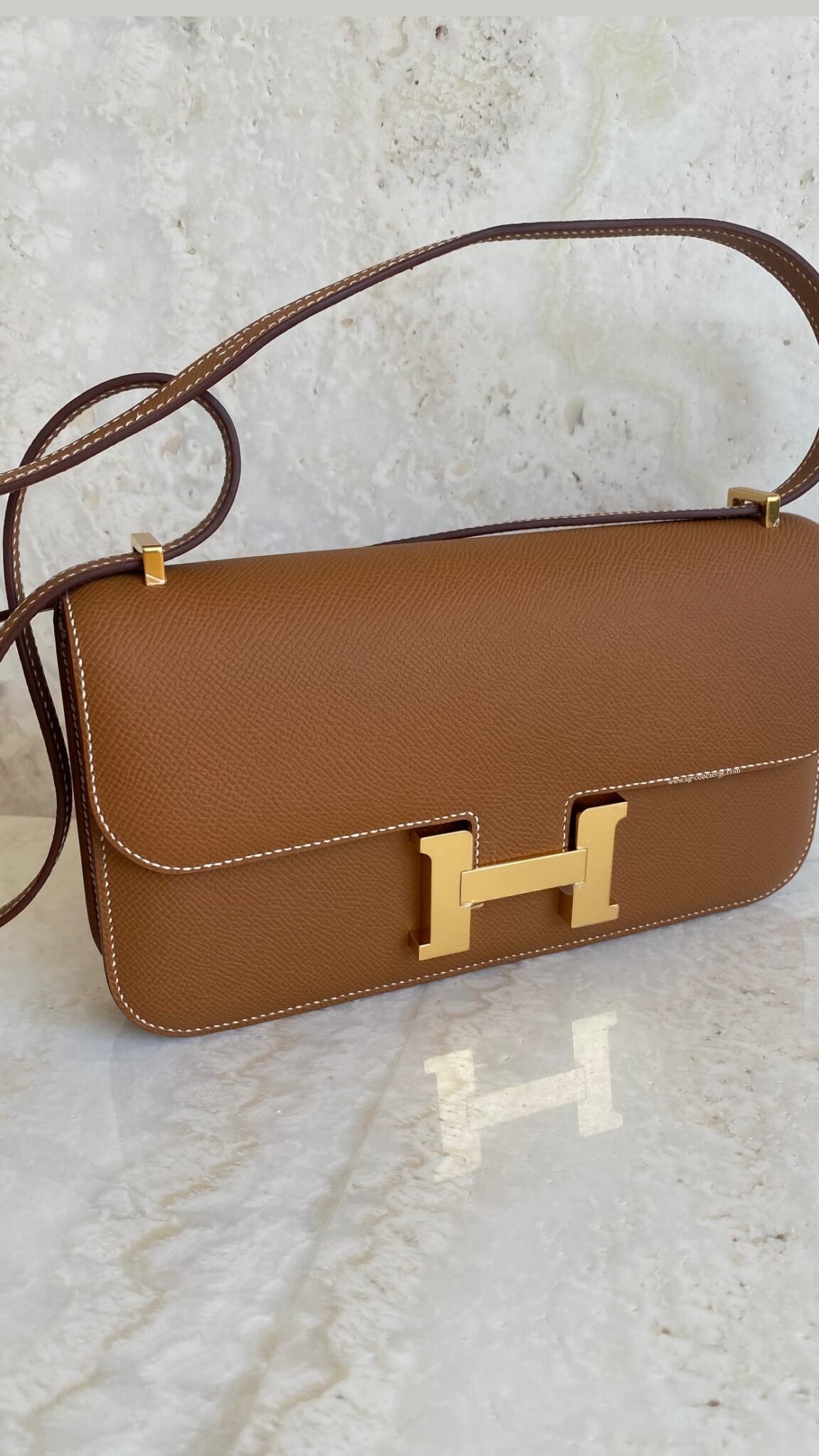 Hermès Constance Elan Gold Epsom With Gold Hardware – AG Concierge Fzco