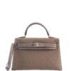 Hermès Mini Kelly 20 Etoupe Madame With Silver Hardware – AG Concierge Fzco