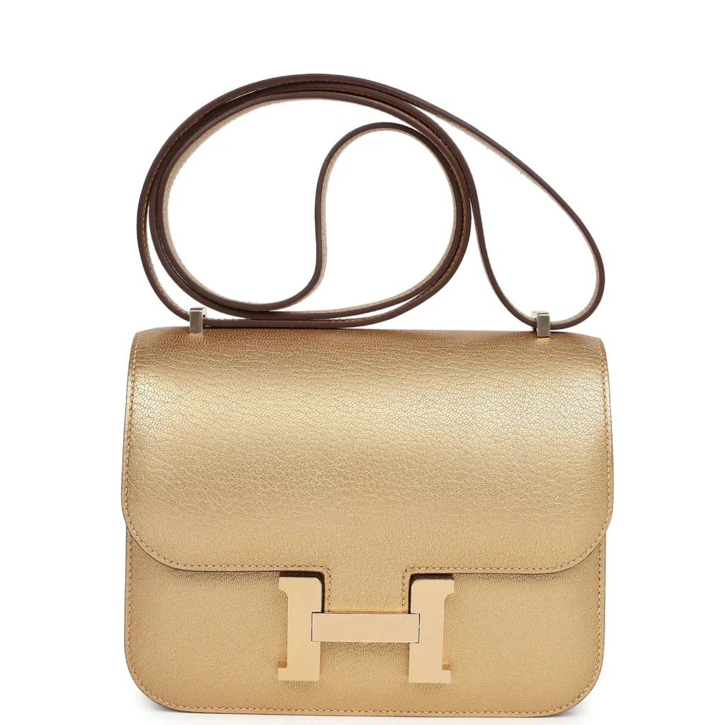 Hermès Constance 18 Dore Chèvre Mysore With Gold Hardware – AG ...