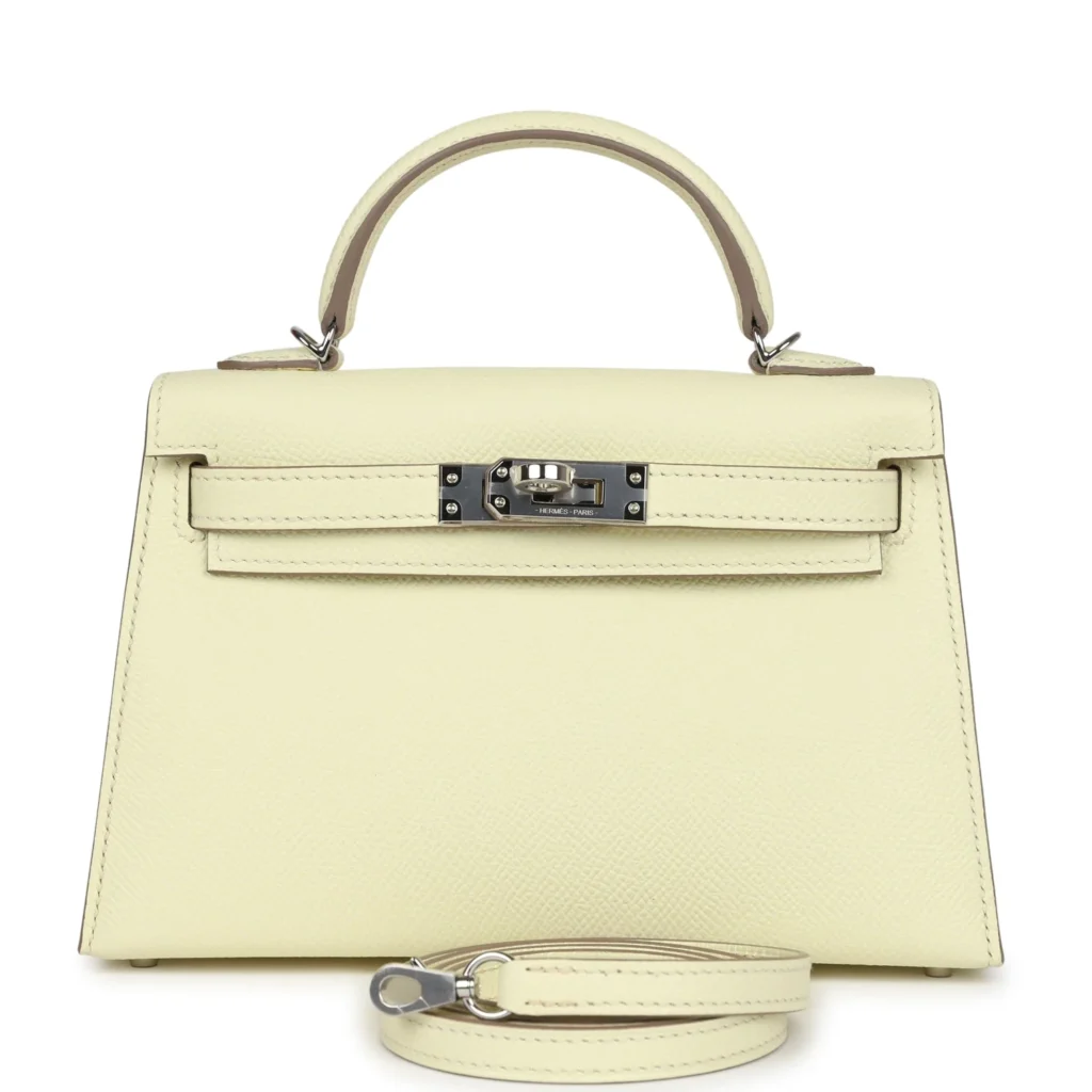 Hermès Mini Kelly 20 Jaune Milton Epsom With Silver Hardware – AG ...